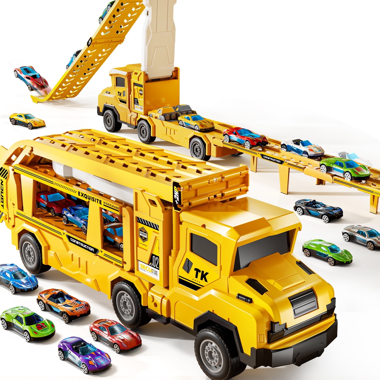 Lucky Doug Toddlers Car Truck Toys for 3-6-8 Years Old Boys Girls ...
