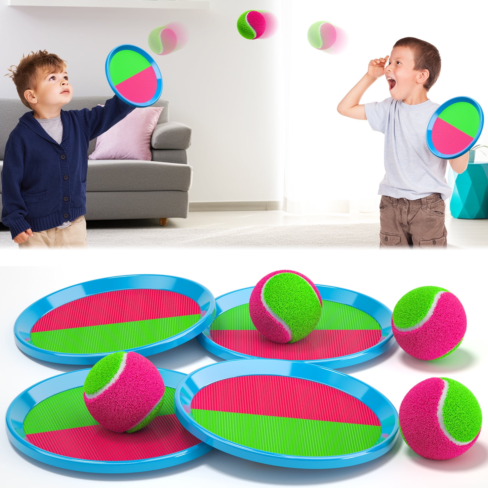 Lucky Doug Toss & Catch Ball for All Ages, Outdoor Ball Game for Kids ...