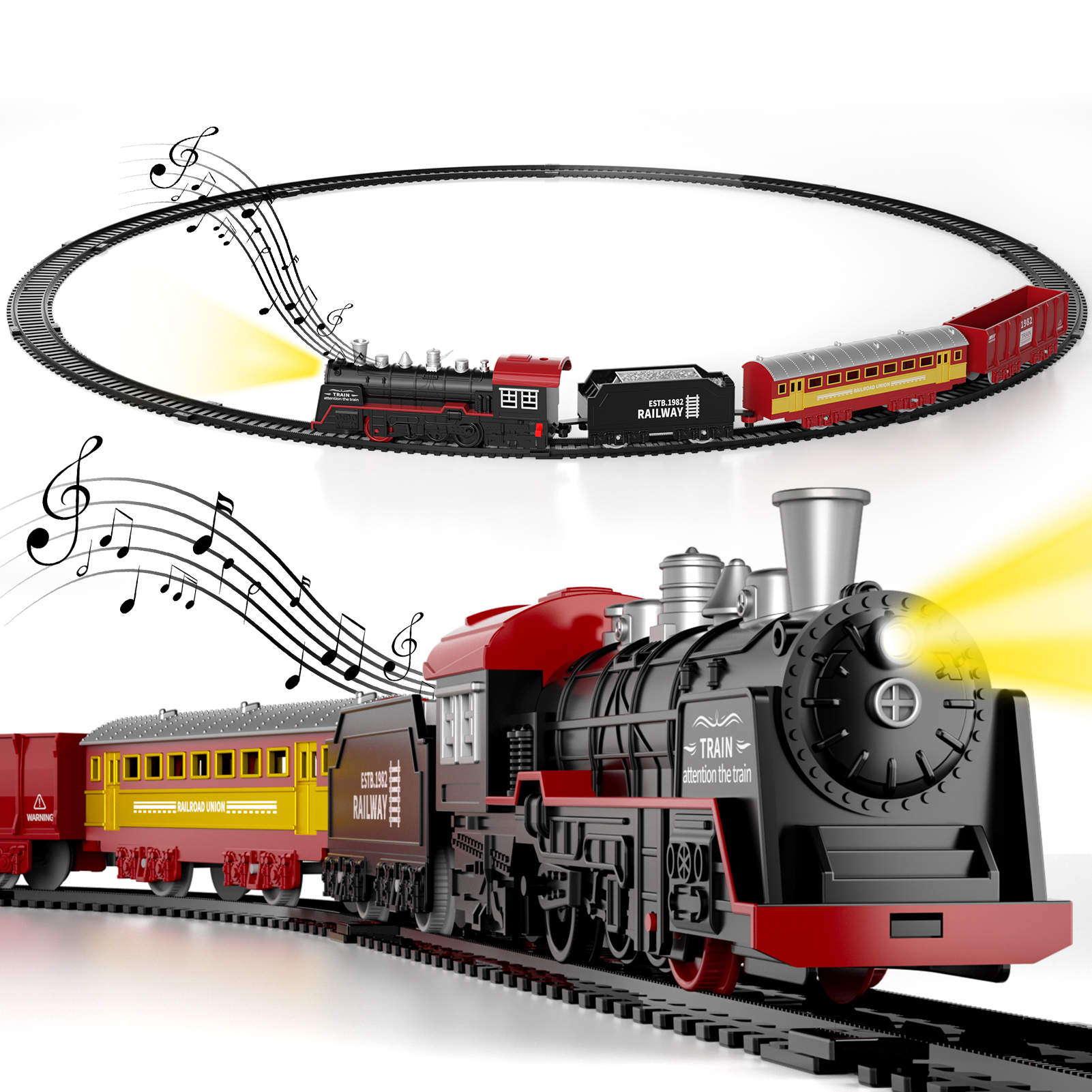 Bachmann Trains HO Scale Jingle Bell Express Ready To Run Electric ...