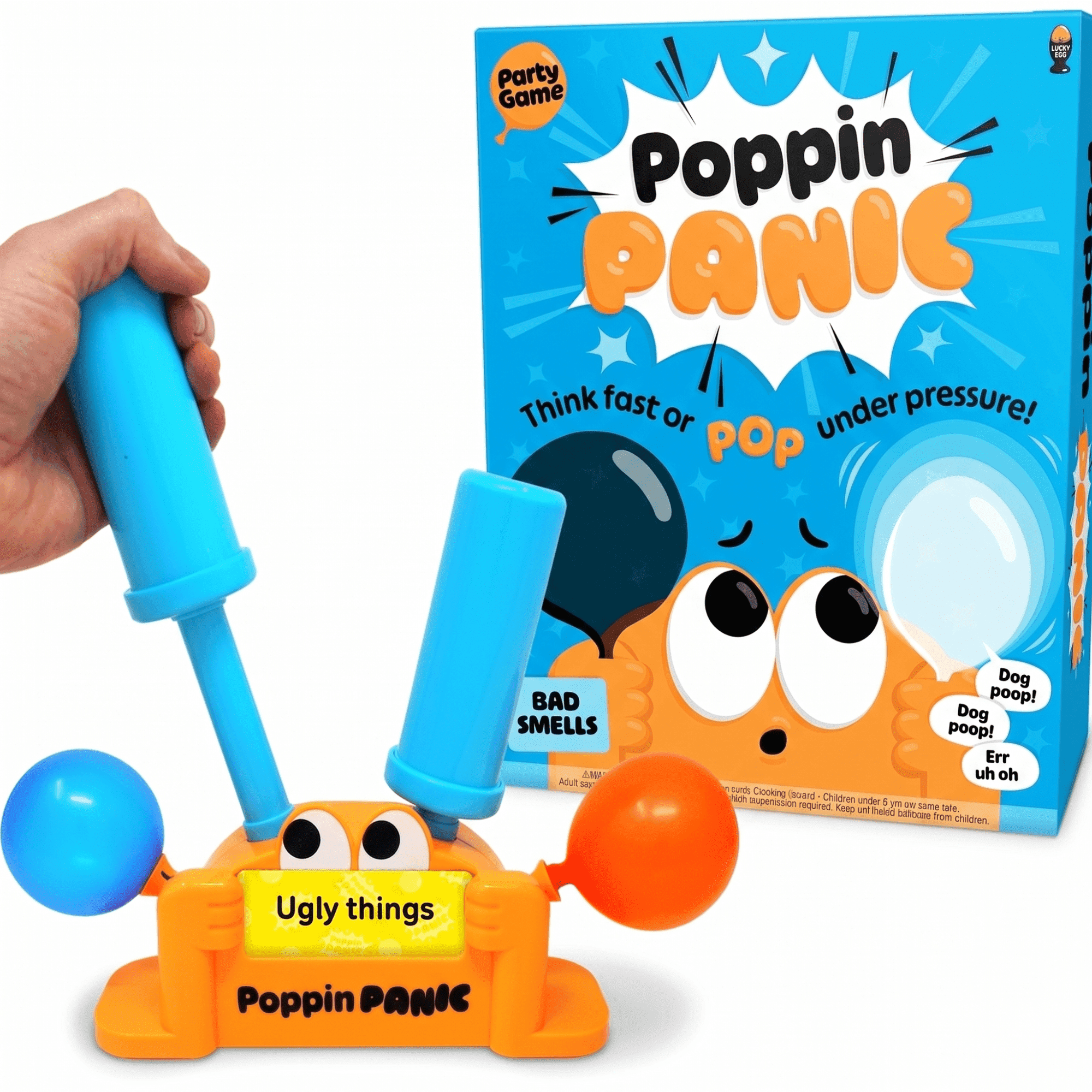 Poppin Panic – Balloon Popping Party Game for Families & Adults, Game ...