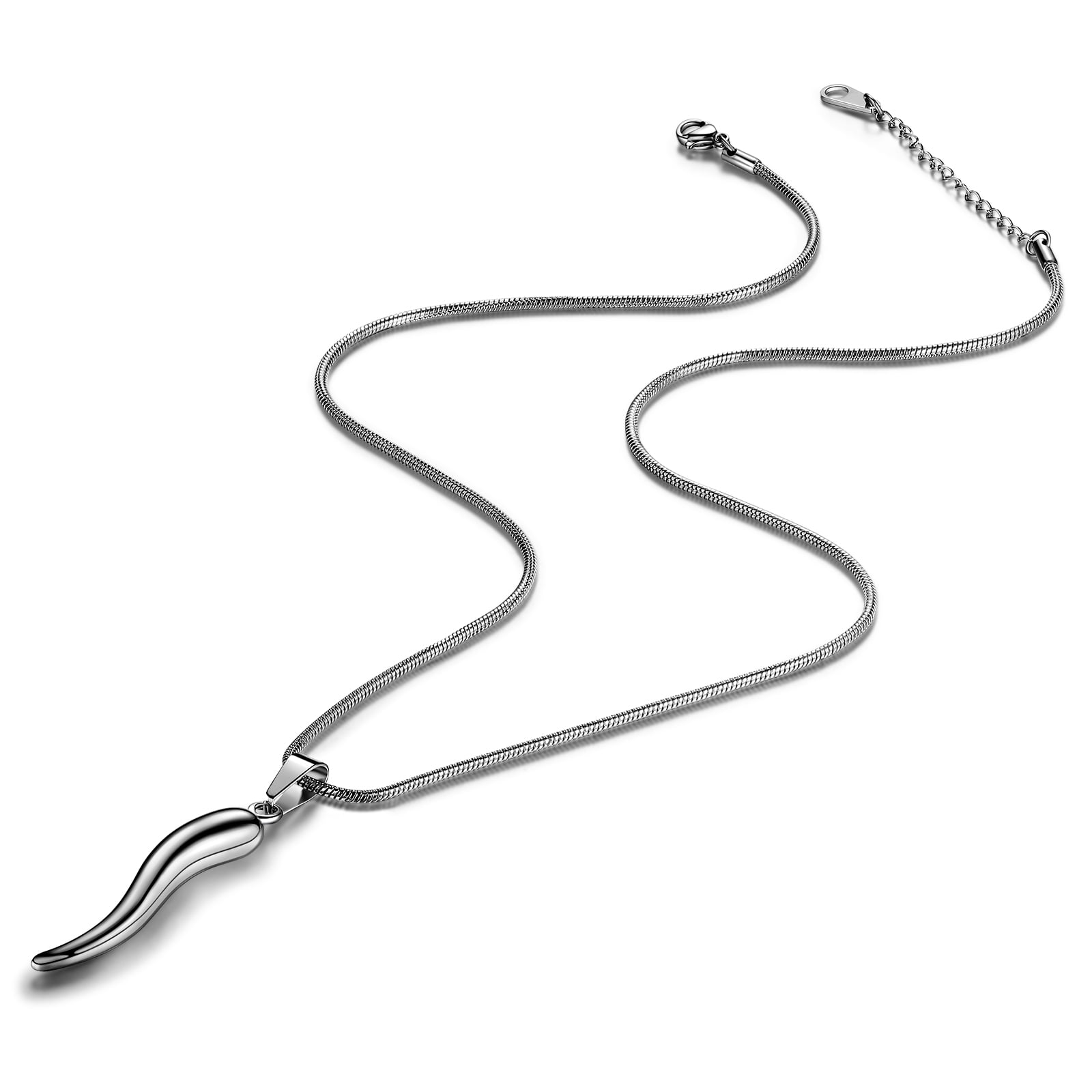 Lucky Italian Horn Necklace for Men Women Cornicello Talisman Pendant ...