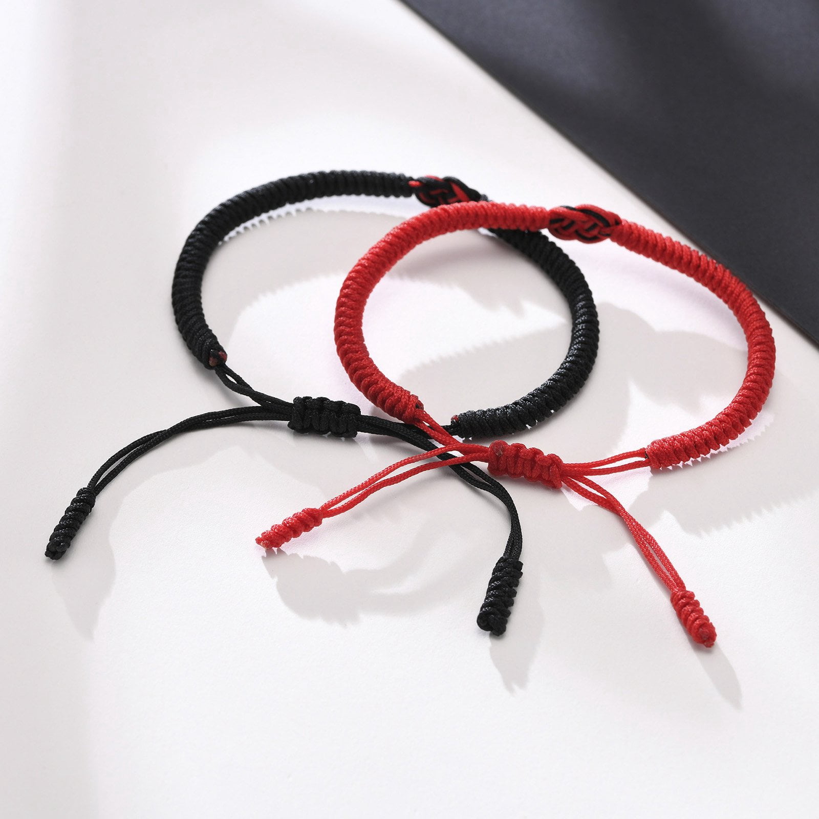 Lucky Knot Couples Bracelet His and Her Interlocked Ethnic Amulet ...