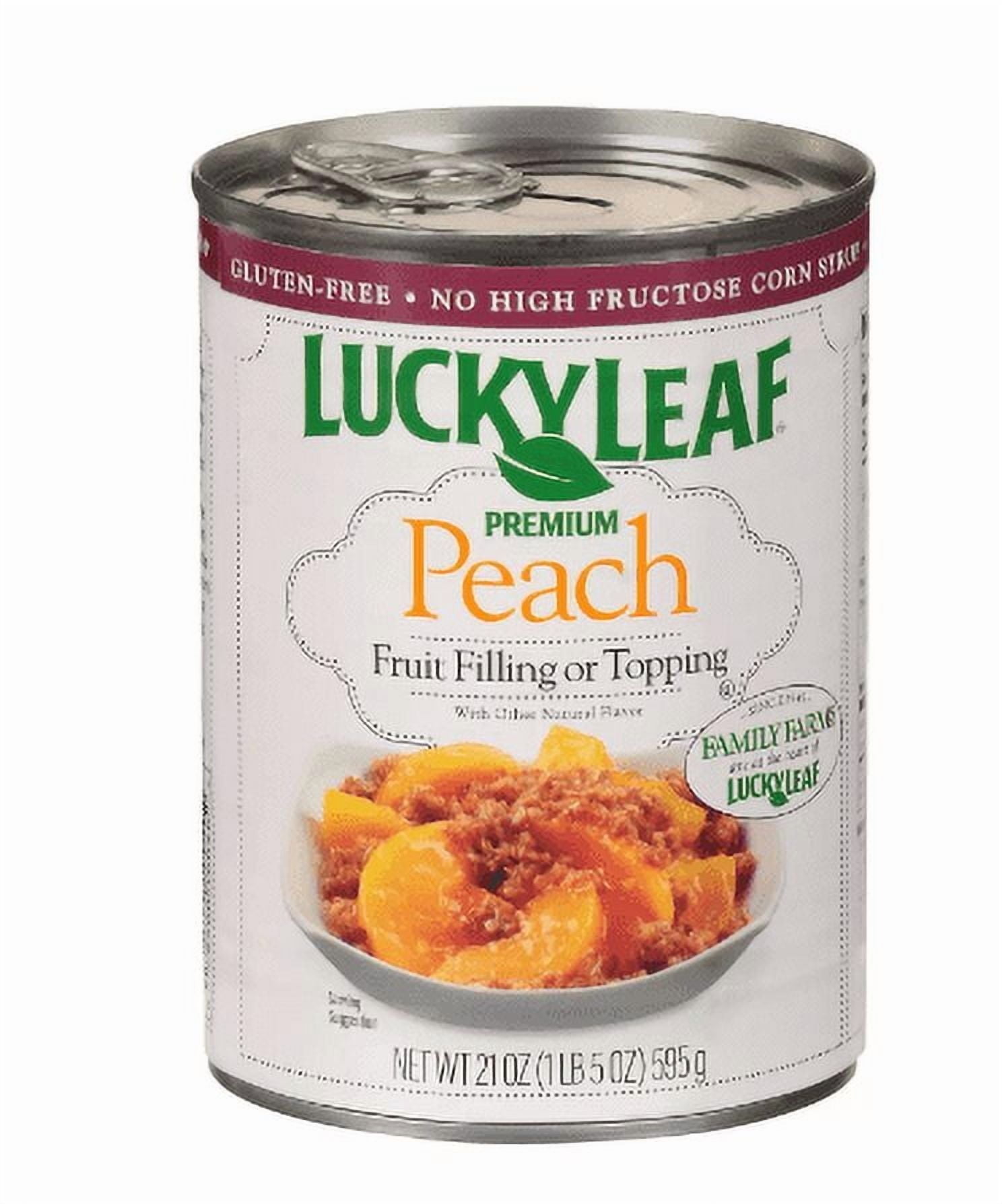 Lucky Leaf, 2 Pack Peach Pie Fruit Filling & Topping, 21 oz - Walmart.com