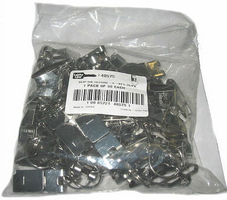 Lucky Line 40575 Secure-a-key Slip On, 35-Pack - Walmart.com