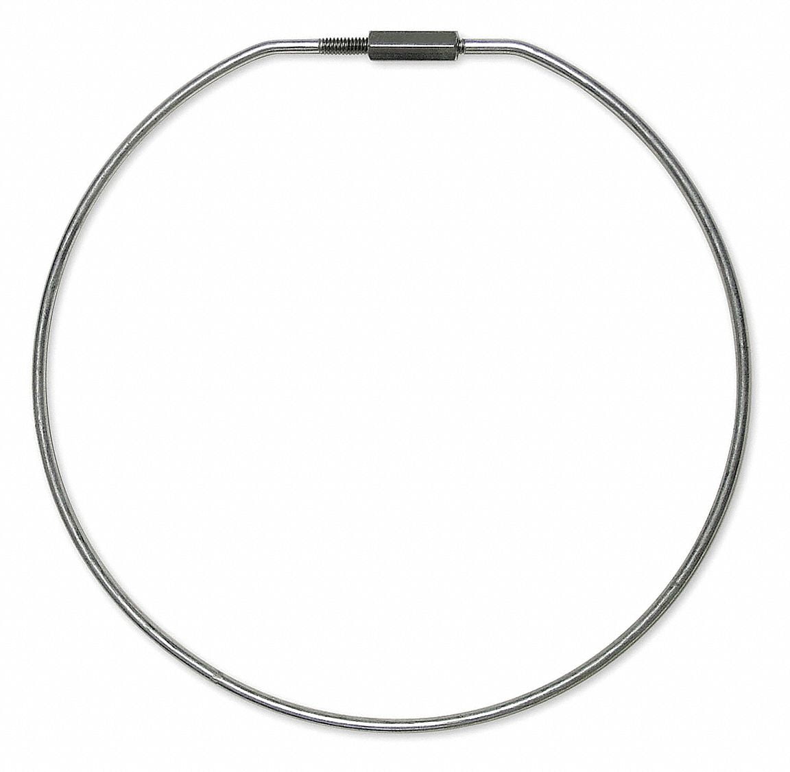 Lucky Line Split Key Ring, Gray, Steel, Threaded, Galvanized 7961 ...