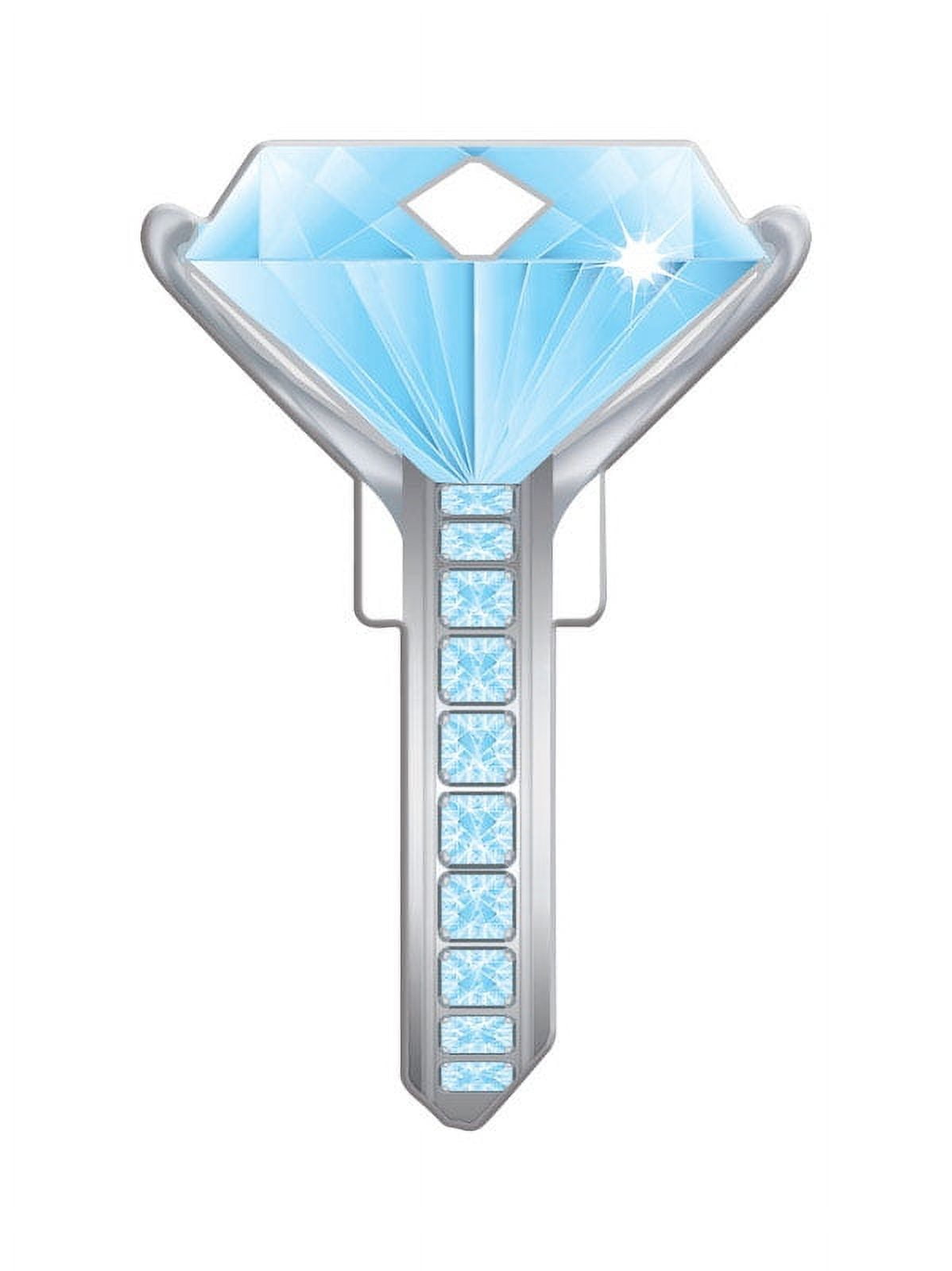 Lucky Line Key Shapes Diamond Ring House Key Blank KW1/11 Double For ...