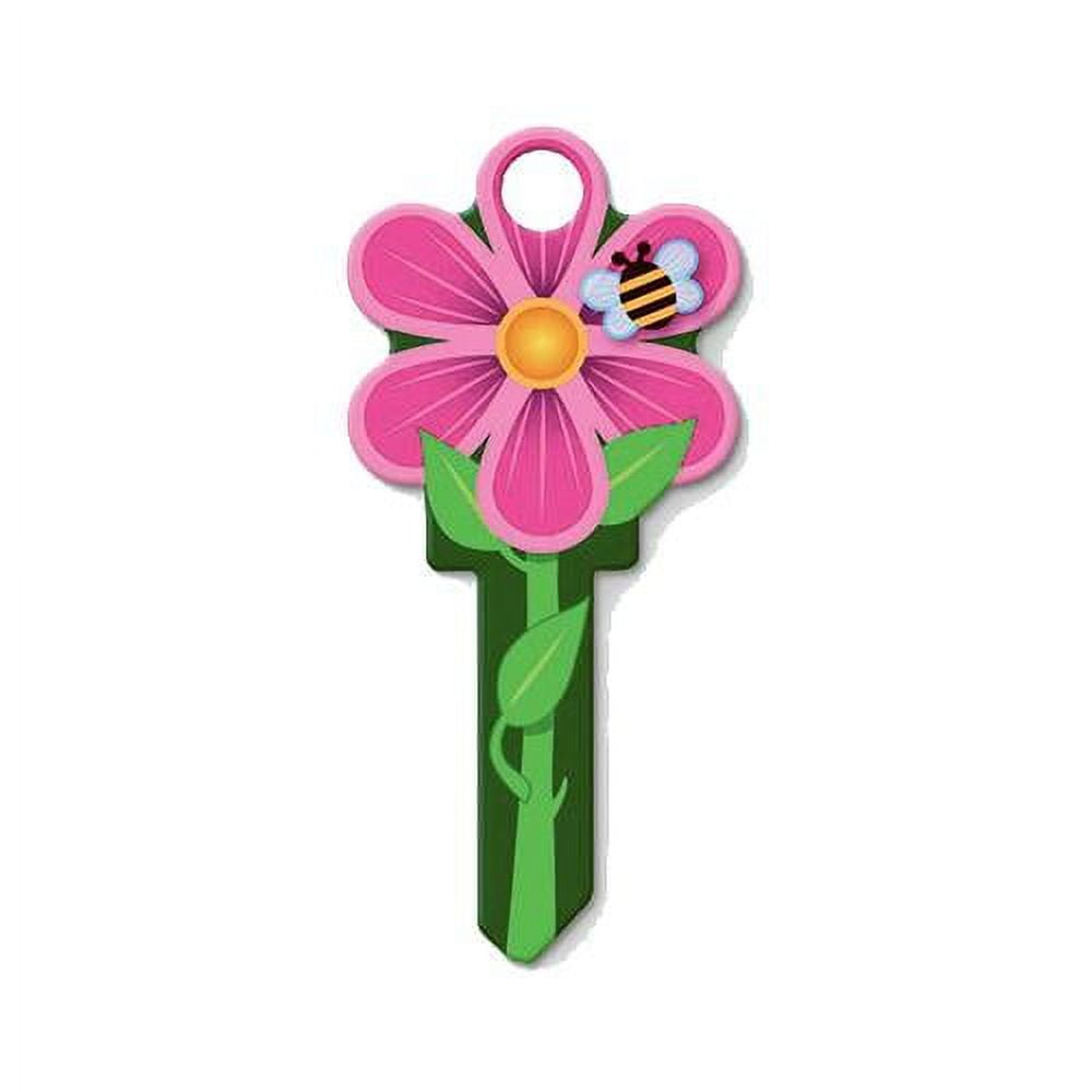 Lucky Line Flower Design Decorative House Key, SC1 B106S Pack of 5 ...