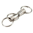Lucky Line Nickel-Plated Brass 7/8 In. 3-Way Pull-Apart Key Chain 71501 ...