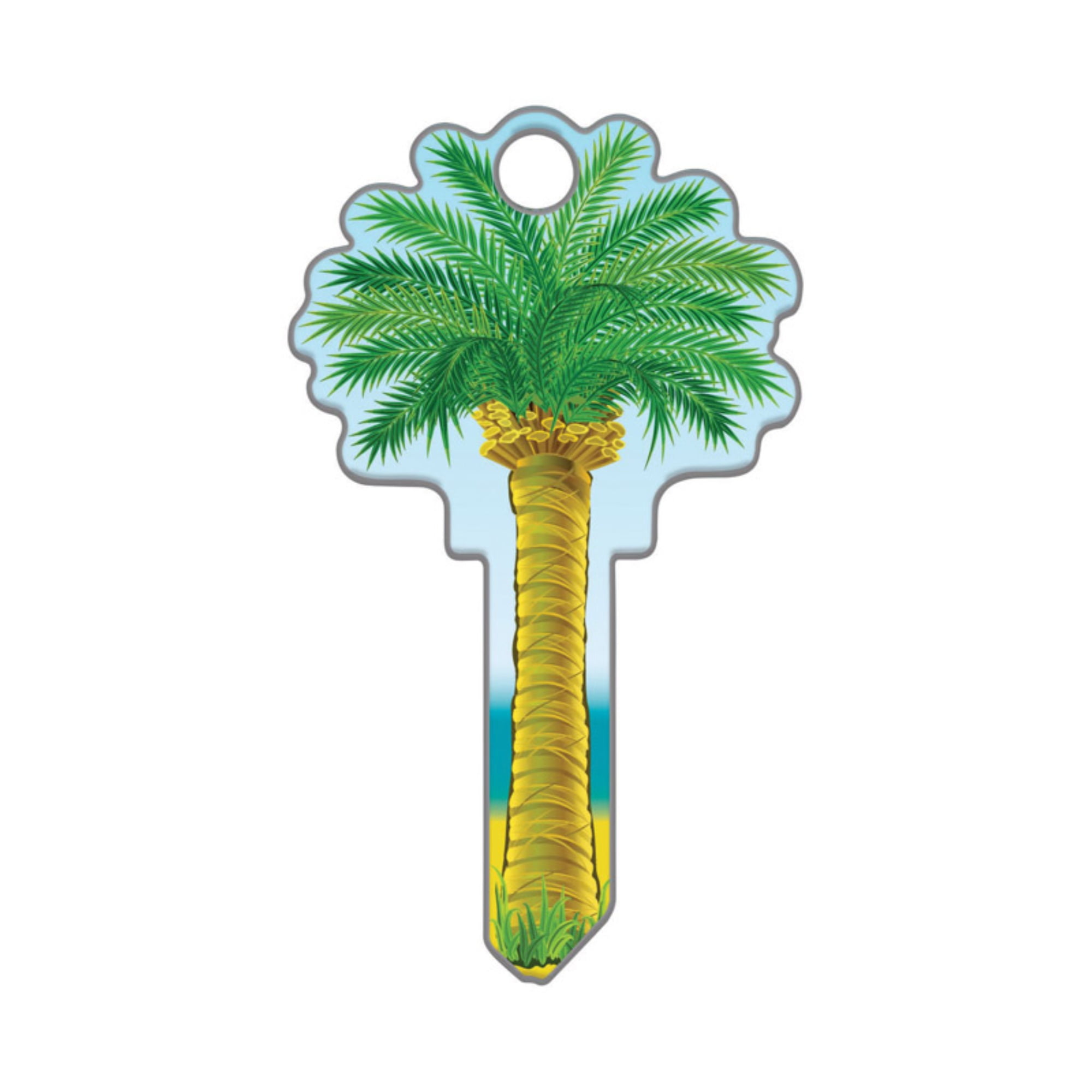 Lucky Line Palm Tree Design Decorative House Key, KW11 B112K Pack of 5 ...
