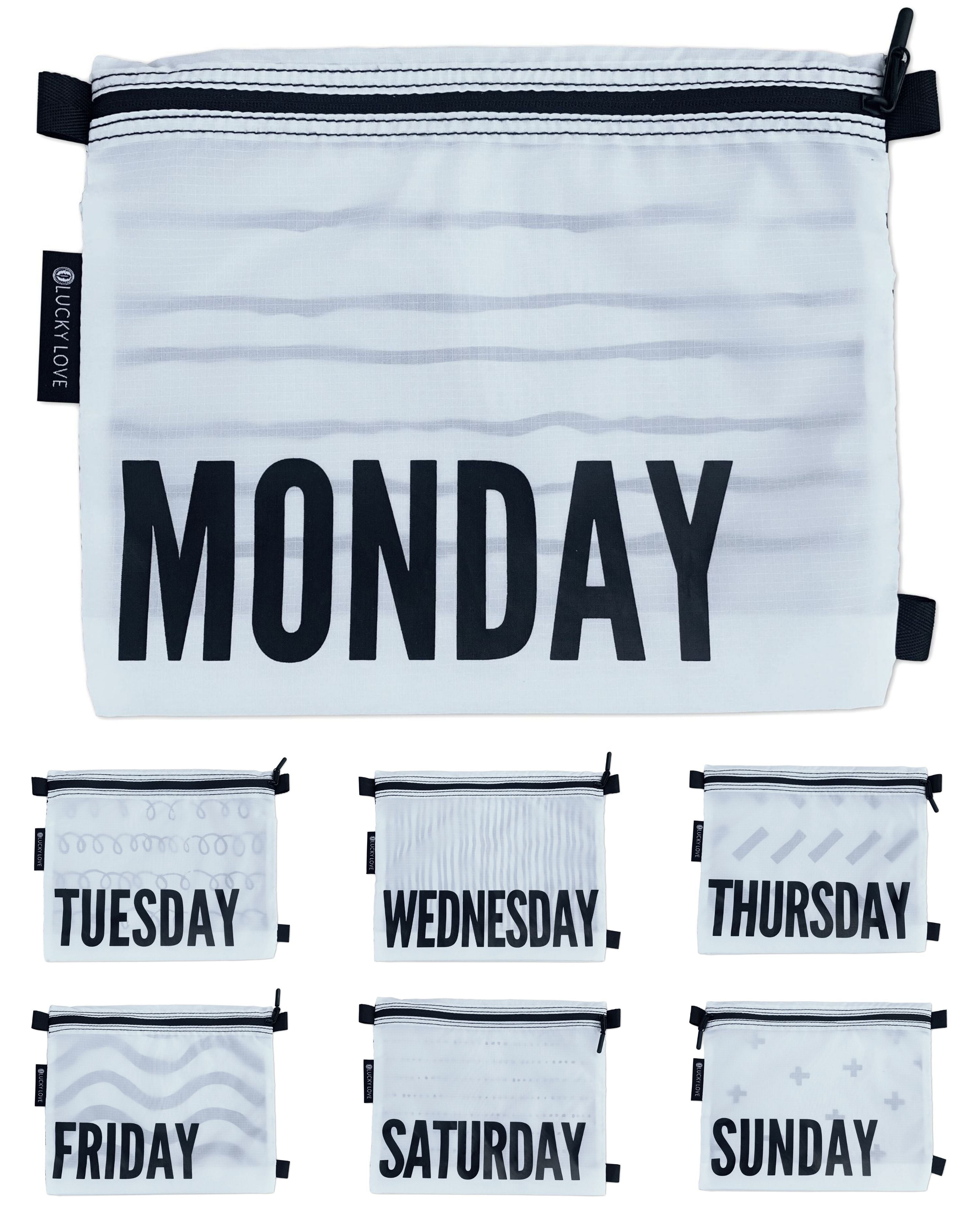 Lucky Love Packing Cubes by Lucky Love, Fabric Packing Organizers, 7 ...