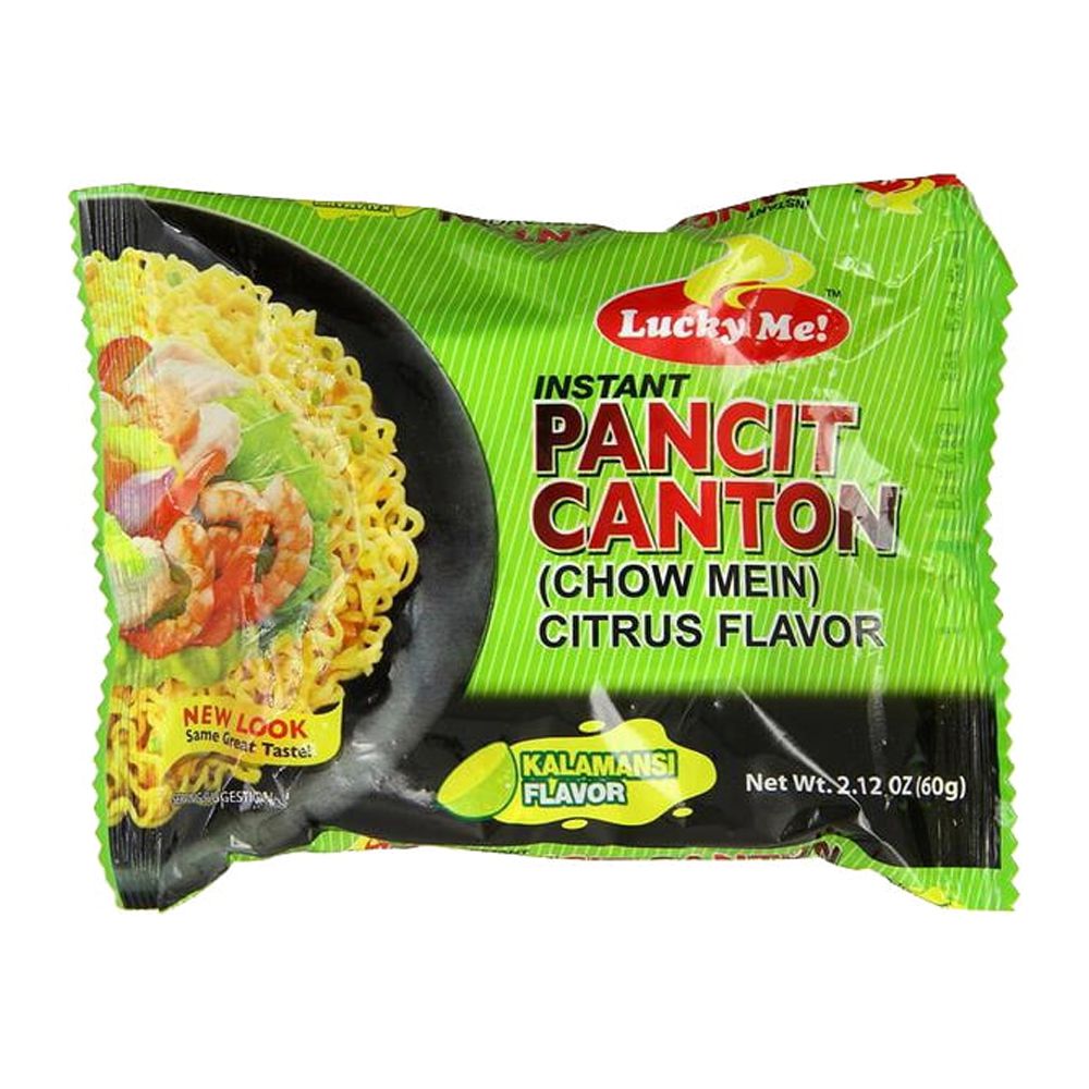 Lucky Me Chow Mein Kalamansi Flavor Pancit Canton, 2.29 oz, 6 pack ...