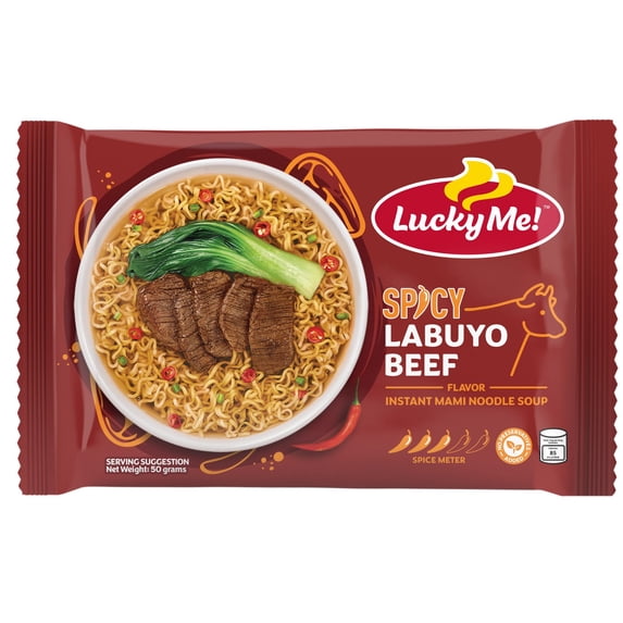 Lucky Me! Instant Mami Spicy Labuyo Beef - Walmart.com