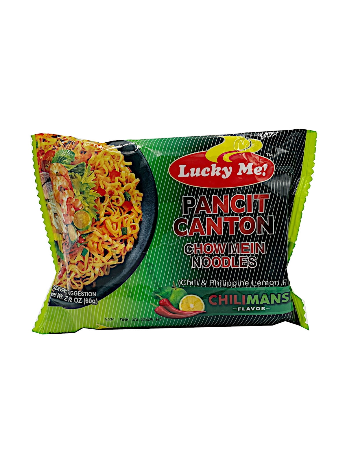 Lucky Me Pancit Canton Chilimansi, Pack of 12, Asian Food, Product of ...
