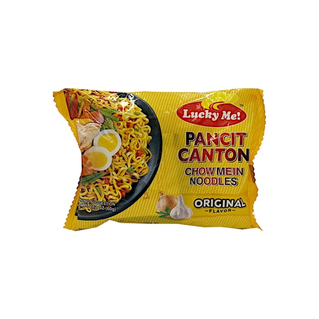Lucky Me Pancit Canton Regular Pack of 6 - Walmart.com