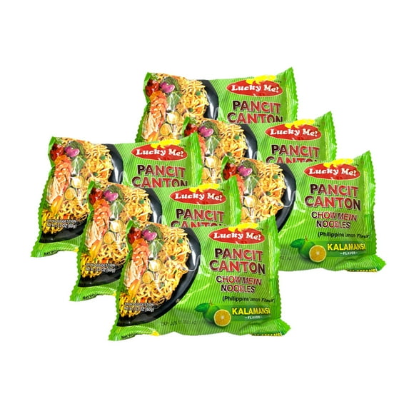 Lucky Me Pancit Canton with Kalamansi Citrus Flavor, 2.12 oz, 5 Pack ...