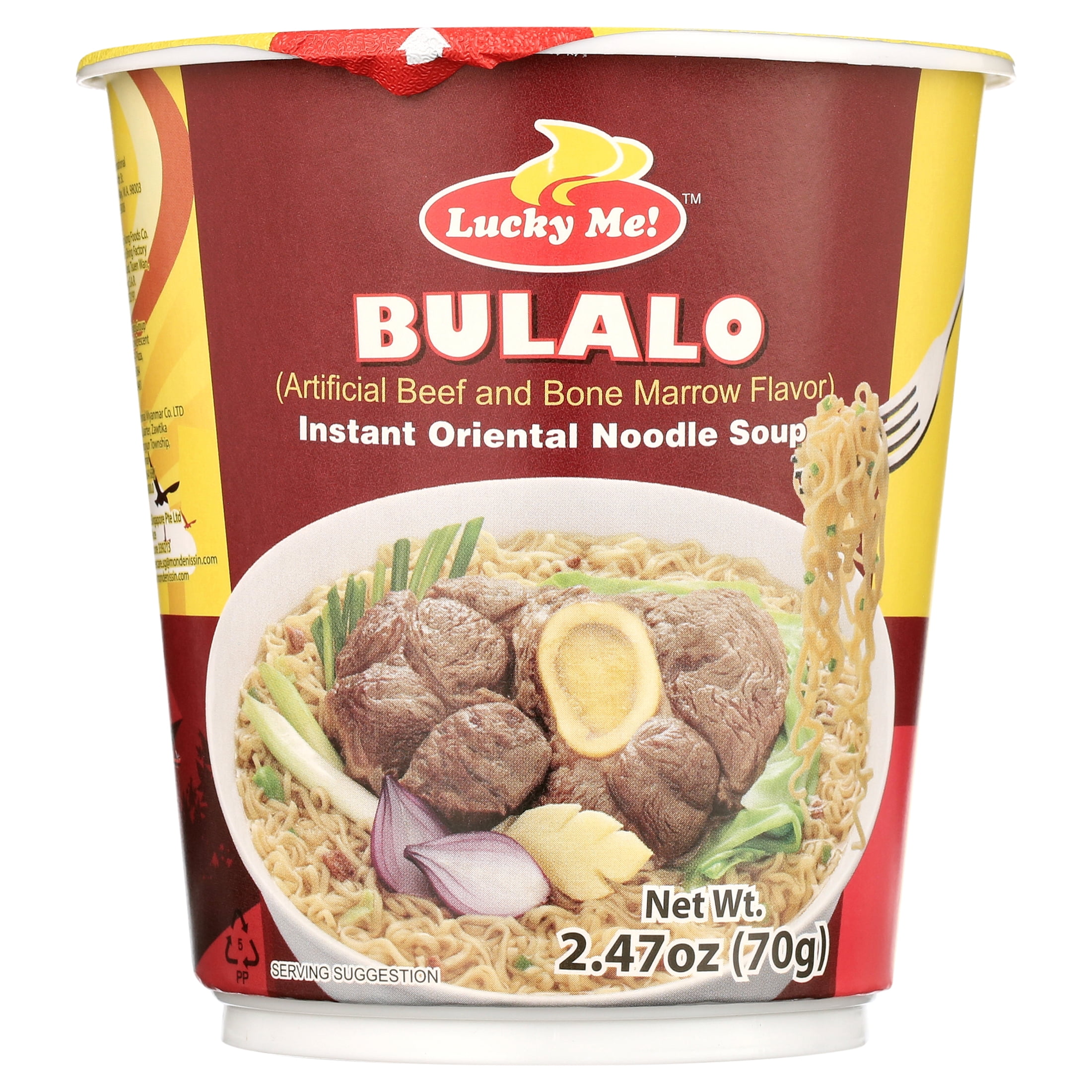 Lucky Me! Supreme Bulalo Instant Mami Noodles, 2.54 oz - Walmart.com
