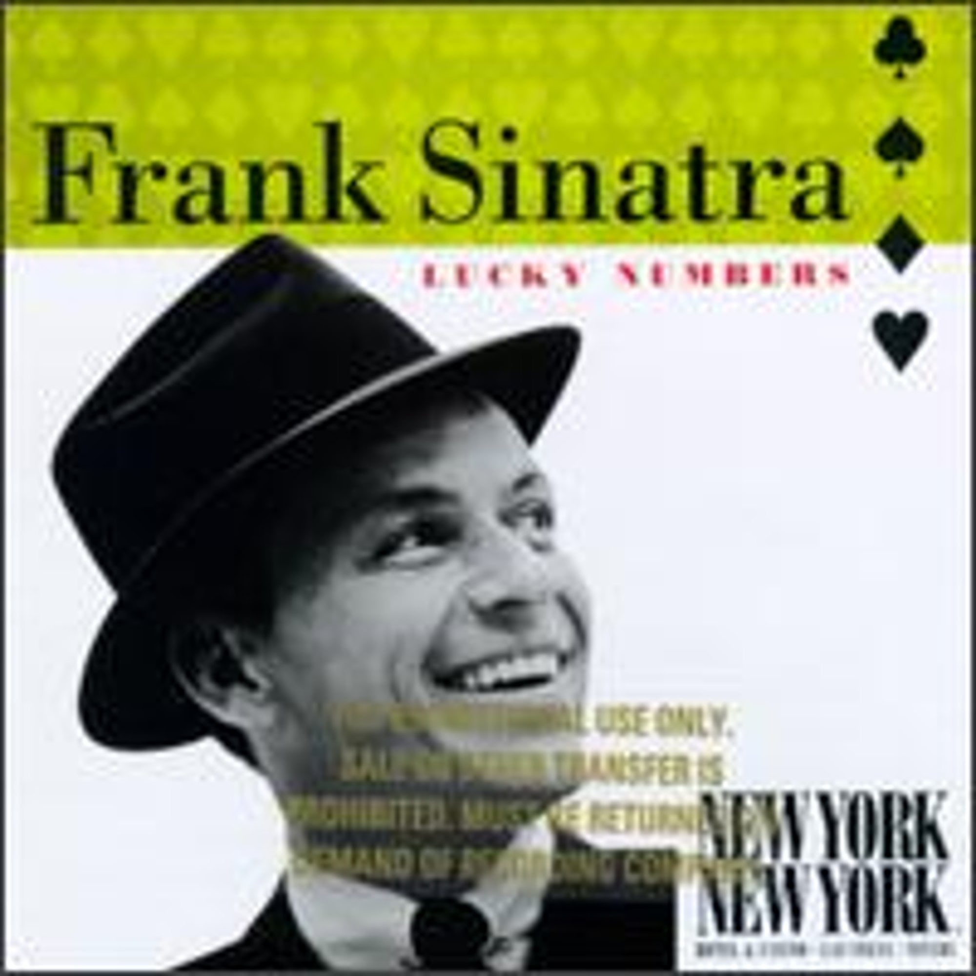 Pre-Owned Lucky Numbers (CD 0093624685326) by Frank Sinatra - Walmart.com