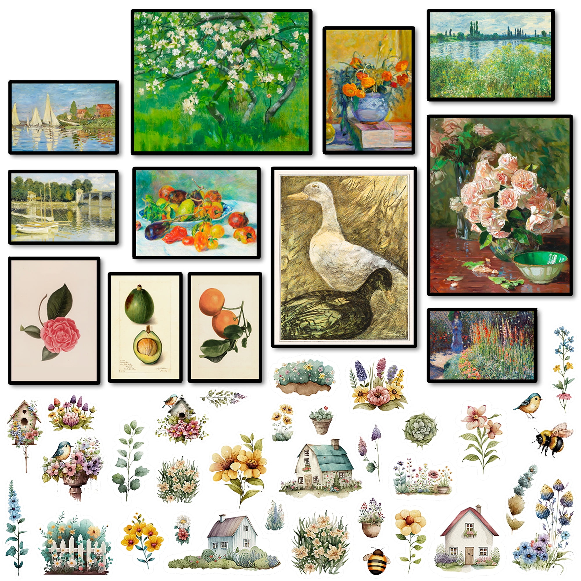 Lucky Numen Cottage Core Decor Whimsical Wall Art Cottagecore Posters ...