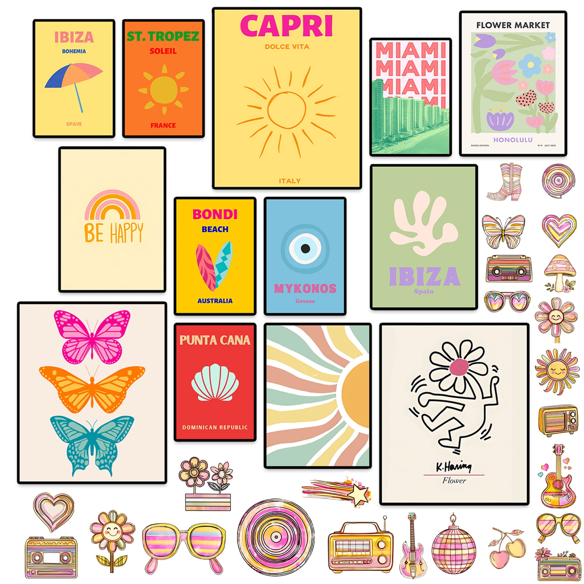 Lucky Numen Preppy Wall Decor Cute Posters For Room Aesthetic Preppy ...