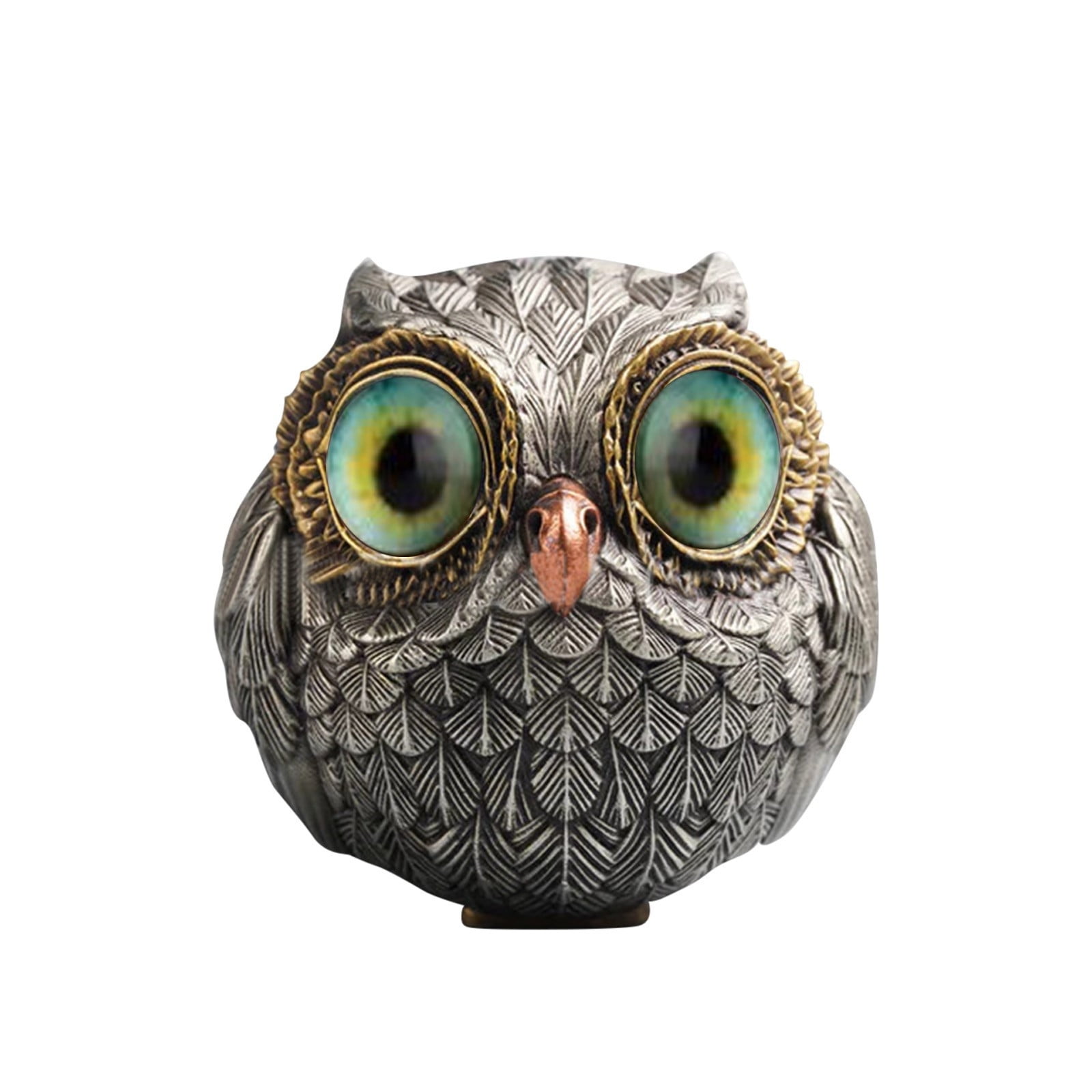Lucky Owl Guardian - Mini Wise Watcher Owl, Resin Funny Lucky Mini Owl ...