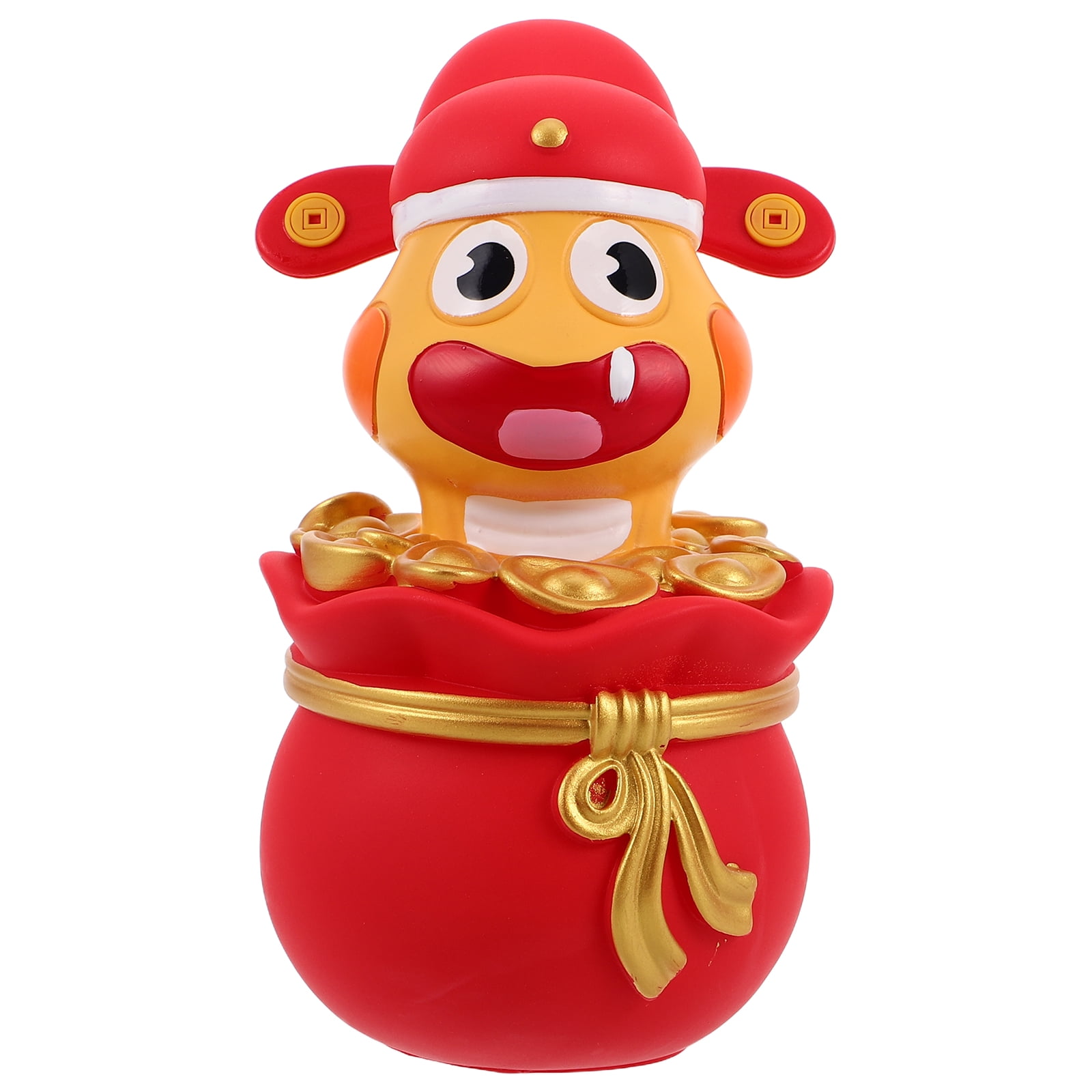 Lucky Piggy Bank Snake Shaped Coin Bank Saving Pot Money Bank Feng Shui ...