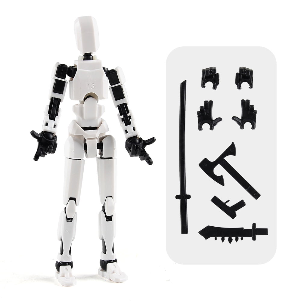 Lucky Robot 13 Action Figure, 3D Printed Multi-Jointed Movable Robot ...