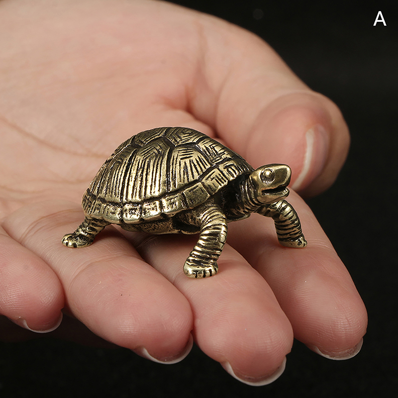 Lucky Small Money Turtle Retro Tortoise Statue Desktop Ornaments Turtle ...