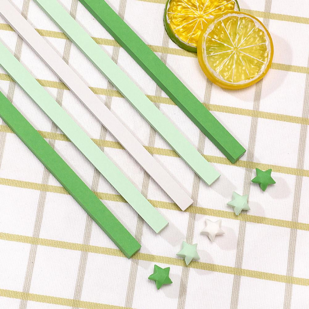Lucky Stars Origami Paper Folding Craft Shinny Strips 2024 Double-Sided ...