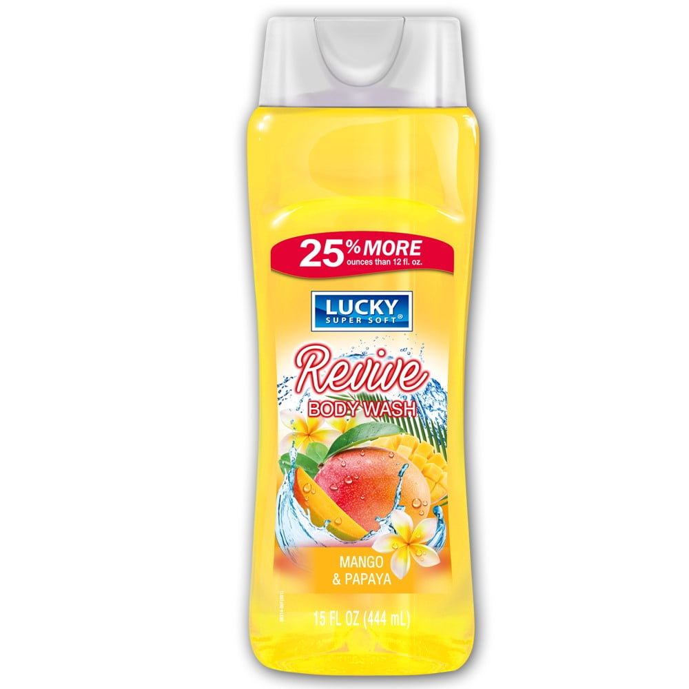 Lucky Super Soft Body Wash, Mango Madness, 15 Oz - Walmart.com