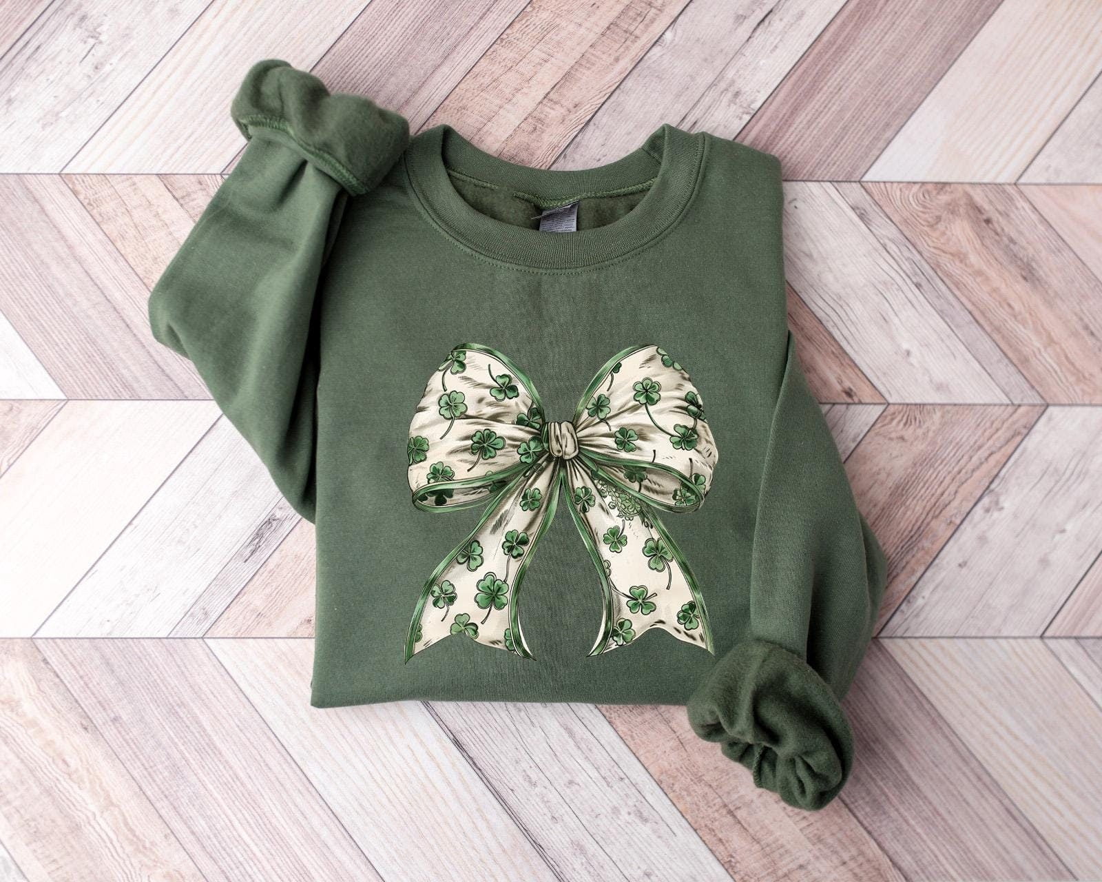 Lucky Sweatshirt, Clover Sweatshirt, St Patricks Day Sweatshirt, Saint ...