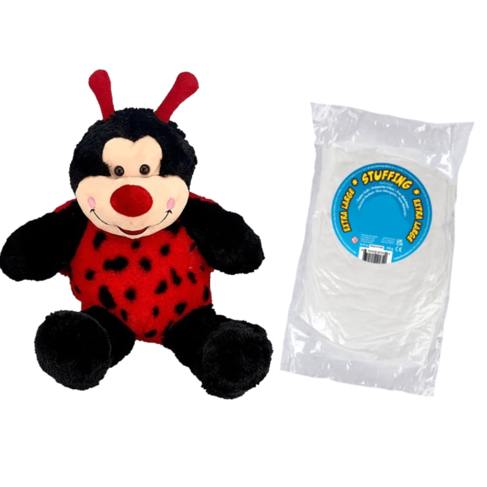Plush Gear Lucky The Ladybug 16" DIY Stuffed Animal Kit with Hand ...