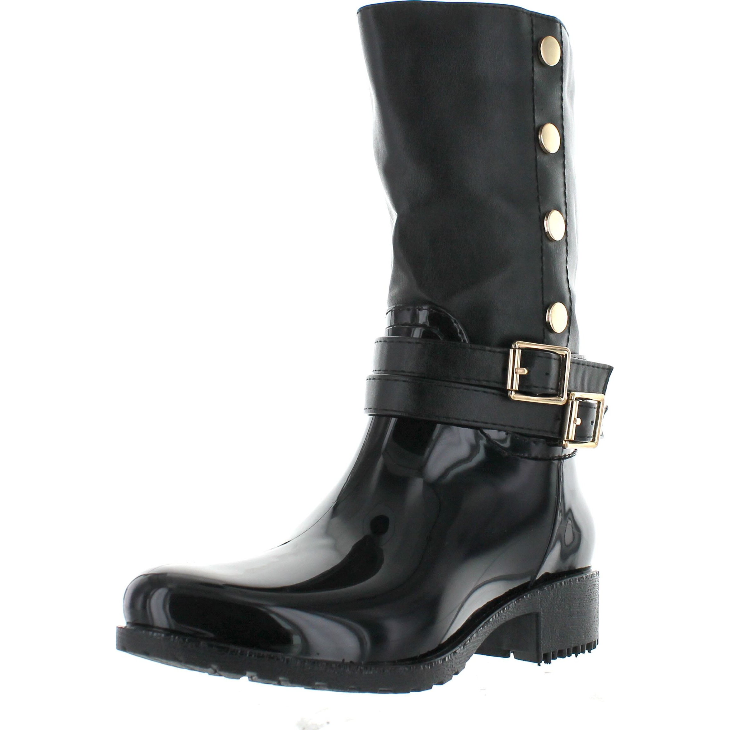 Lucky Top Rainy-30K Children Girl's Double Buckle Two Tone Knee High ...