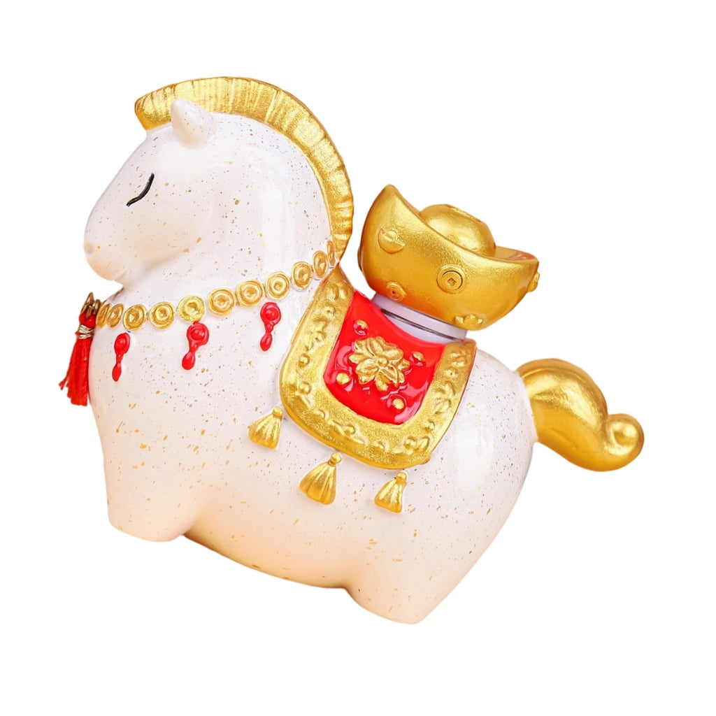 Lucky Wealth Horse Statues Sculptures Animal Statue Collectibles ...