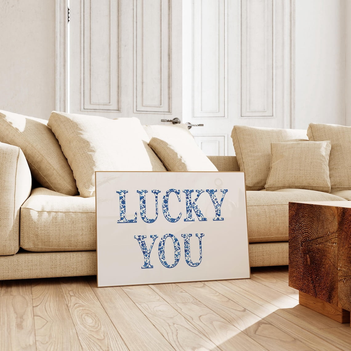 Lucky You Poster Coastal Cowgirl Posters Blue Trendy Dorm Decor Girly ...