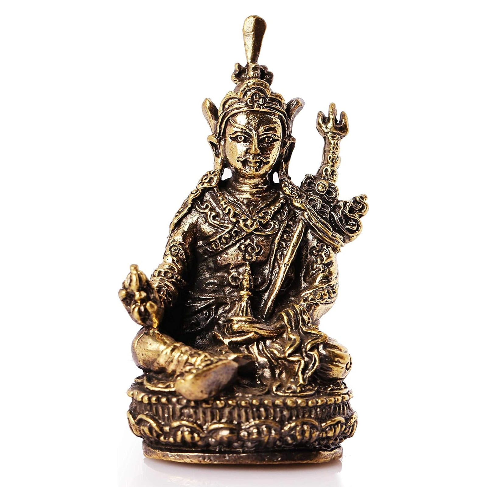 Lucky buddha,Buddha statue, Small Buddha Statue Hand-painted Buddha ...