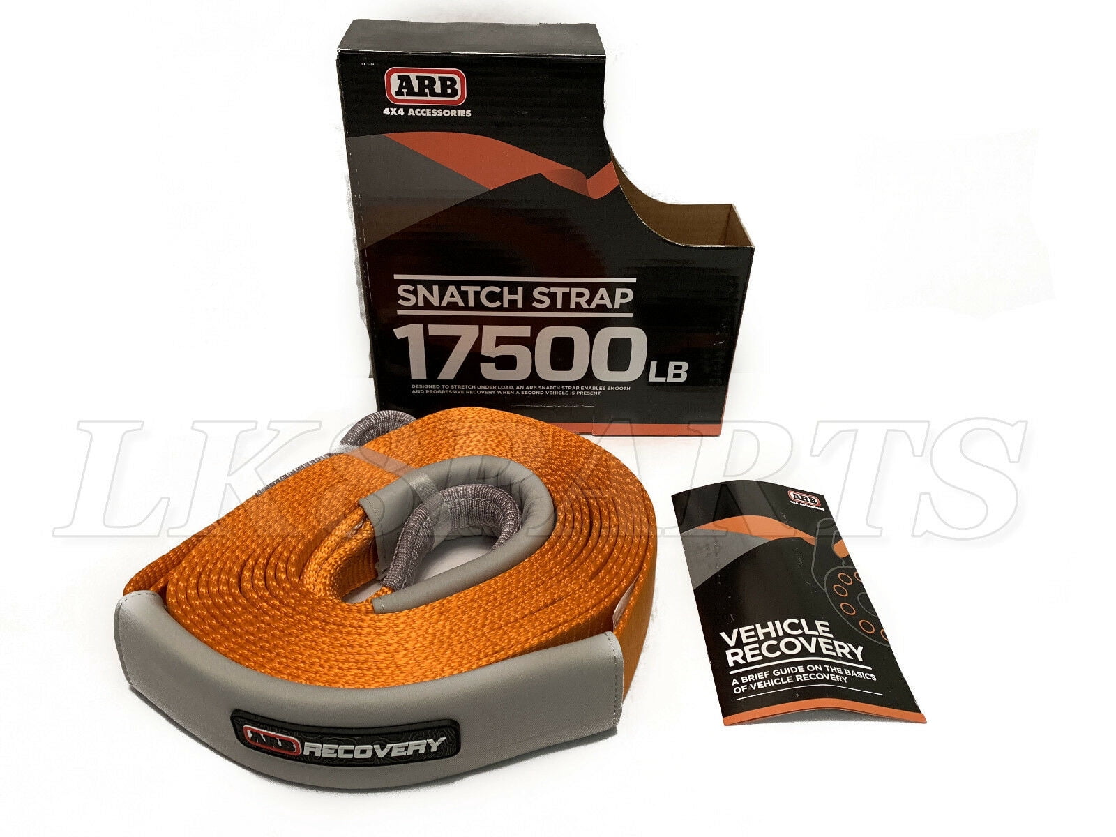 Lucky8 ARB705LB Snatch Strap Tow Straps Orange - Walmart Business Supplies