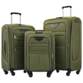 LuckyNote 3‑Piece Softshell Expandable Luggage, 22/26/30 Inch Spinner ...