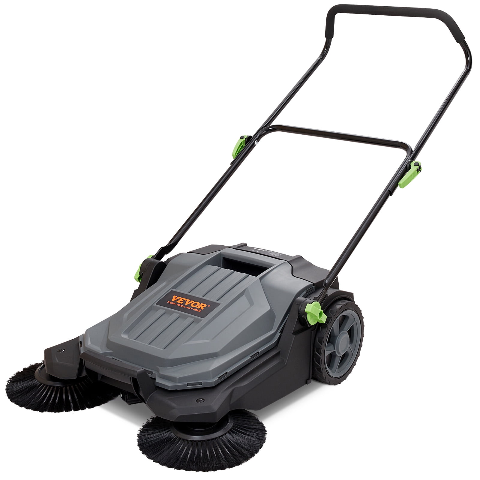 【LuckyNote】Manual Push Floor Sweeper, 25.6 Inch Sweeping Path 5X Faster ...