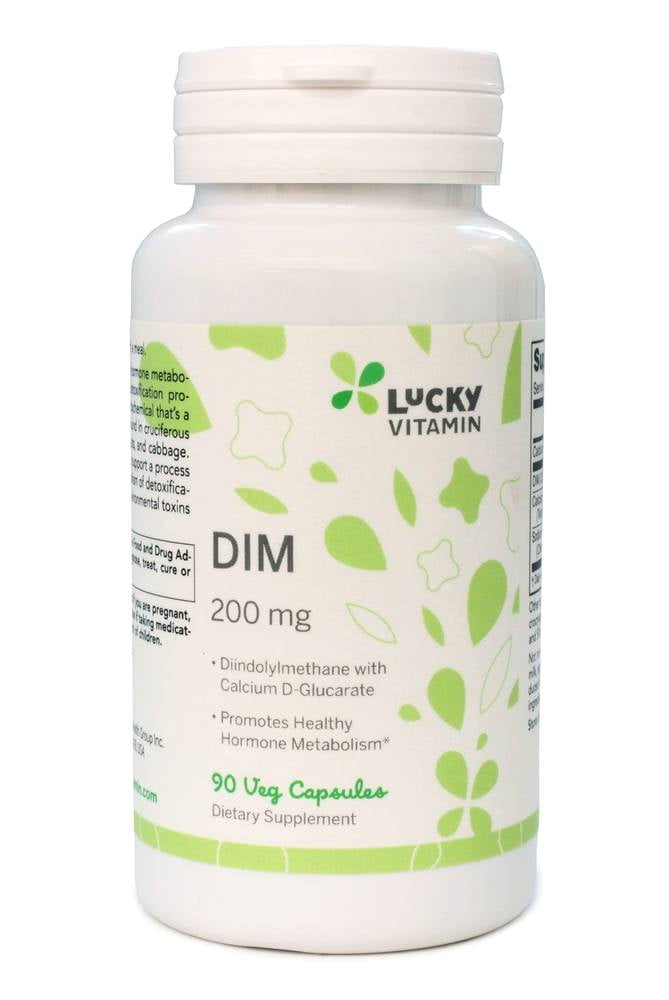 LuckyVitamin - DIM 200 Diindolylmethane - 90 Veg Capsules - Walmart.com