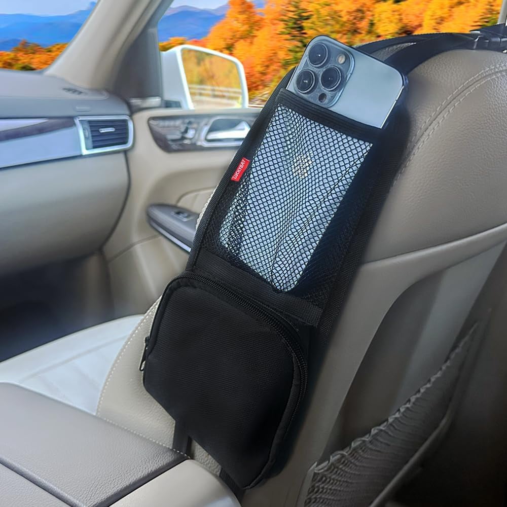 Luckybay Car Seat Side Organizer, Updated Auto Seat Storage Hanging Bag ...