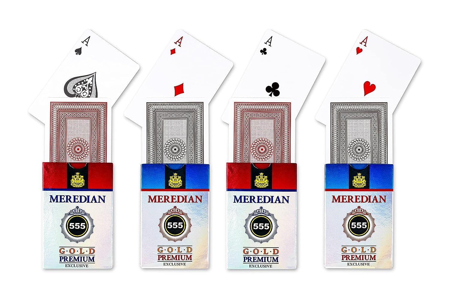 Luckymorden Premium Exclusive Meredian 555, Paper Playing Cards Pack Of ...