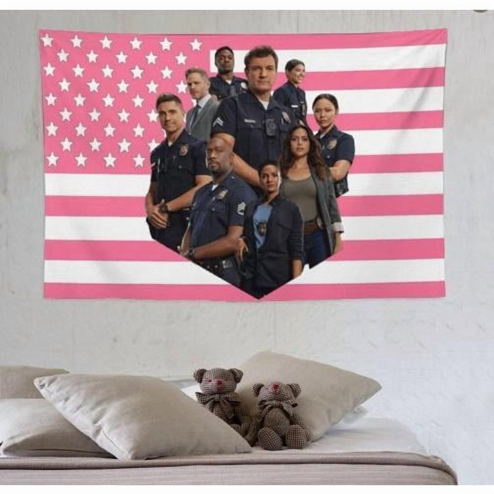 Lucy Chen The Rookie Pink American Flags Tapestry Tim Bradford For ...