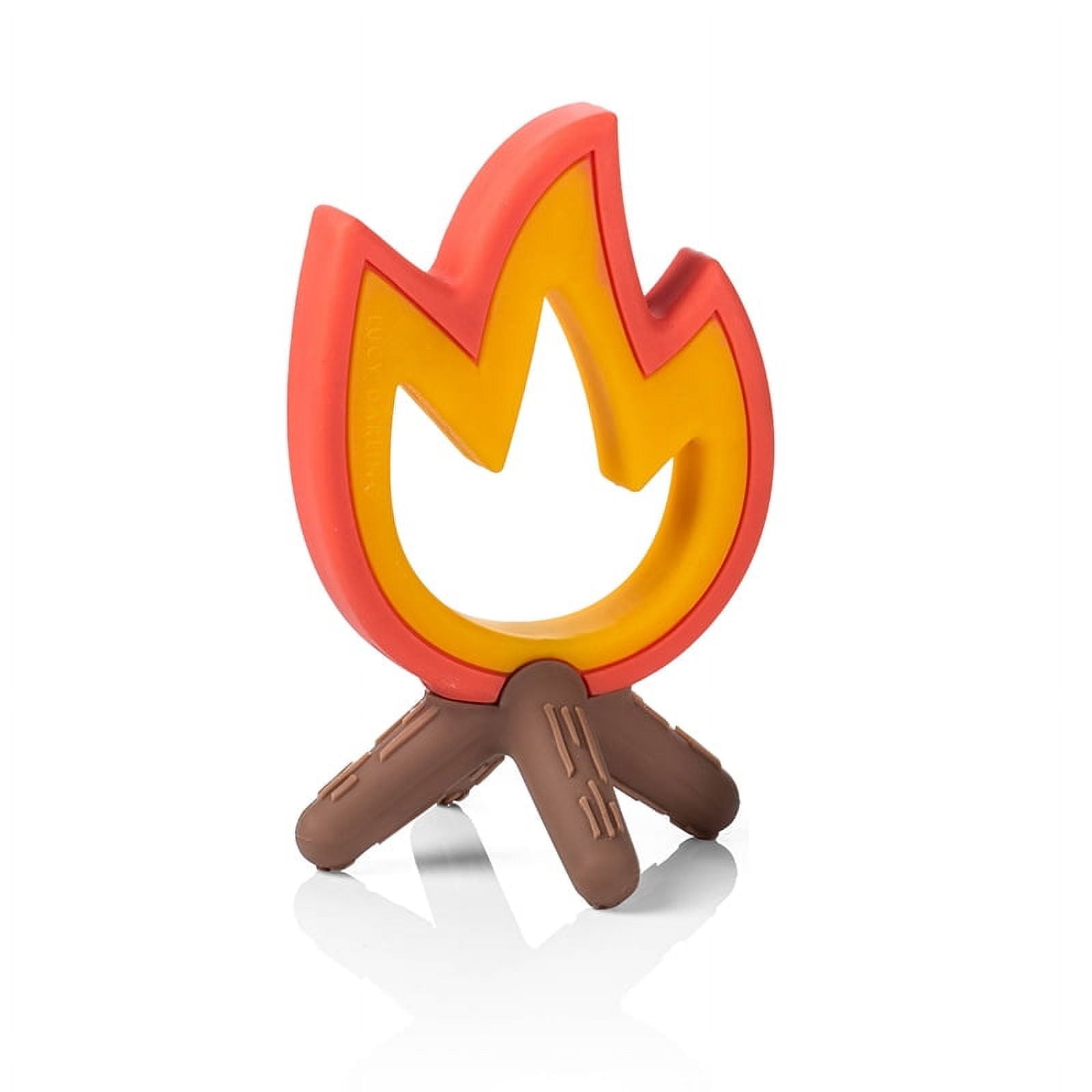 Lucy Darling Camperfire Food-Grade Silicone Baby Teether, Campfire ...