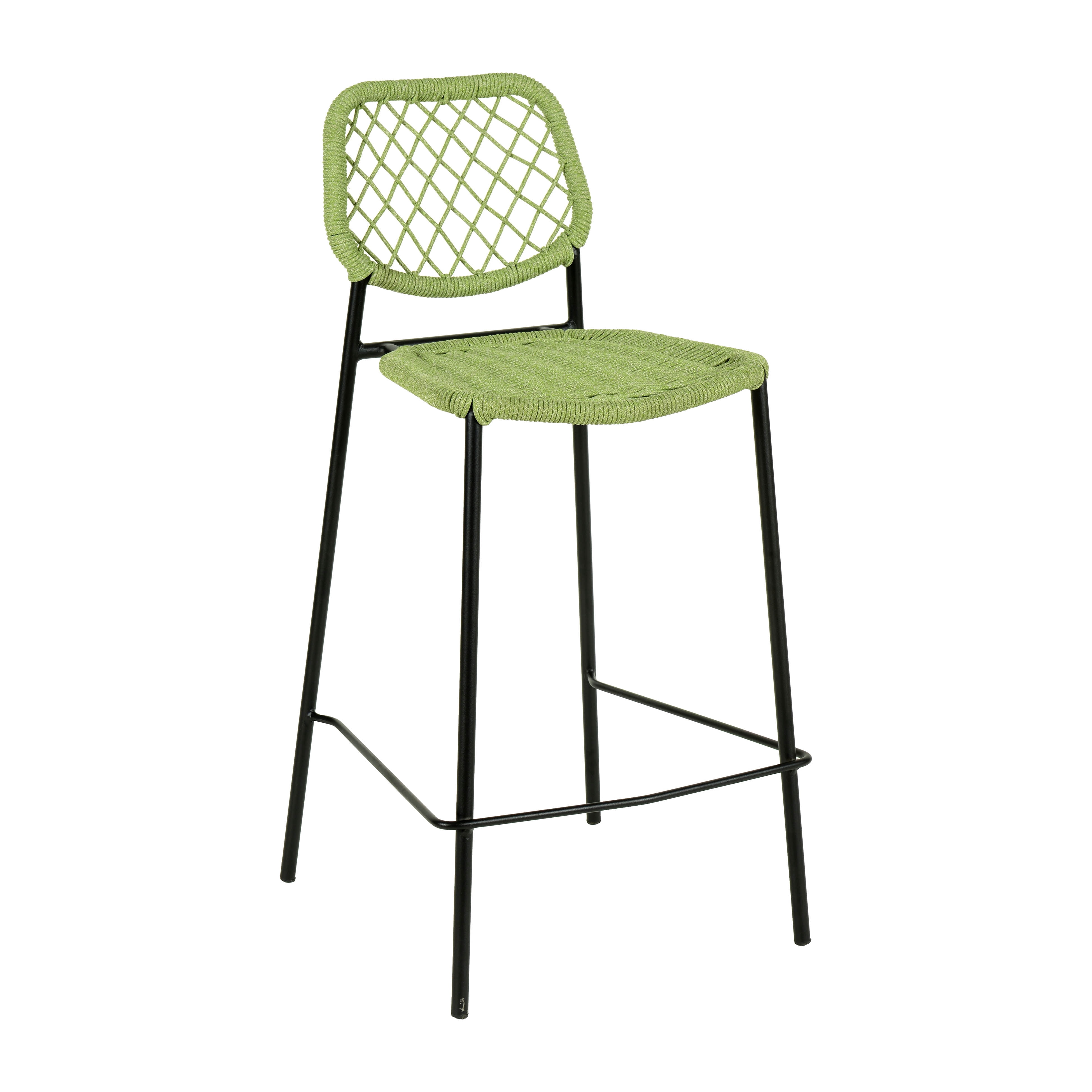 Lucy Green Dyed Cord Outdoor Counter Stool - Walmart.com