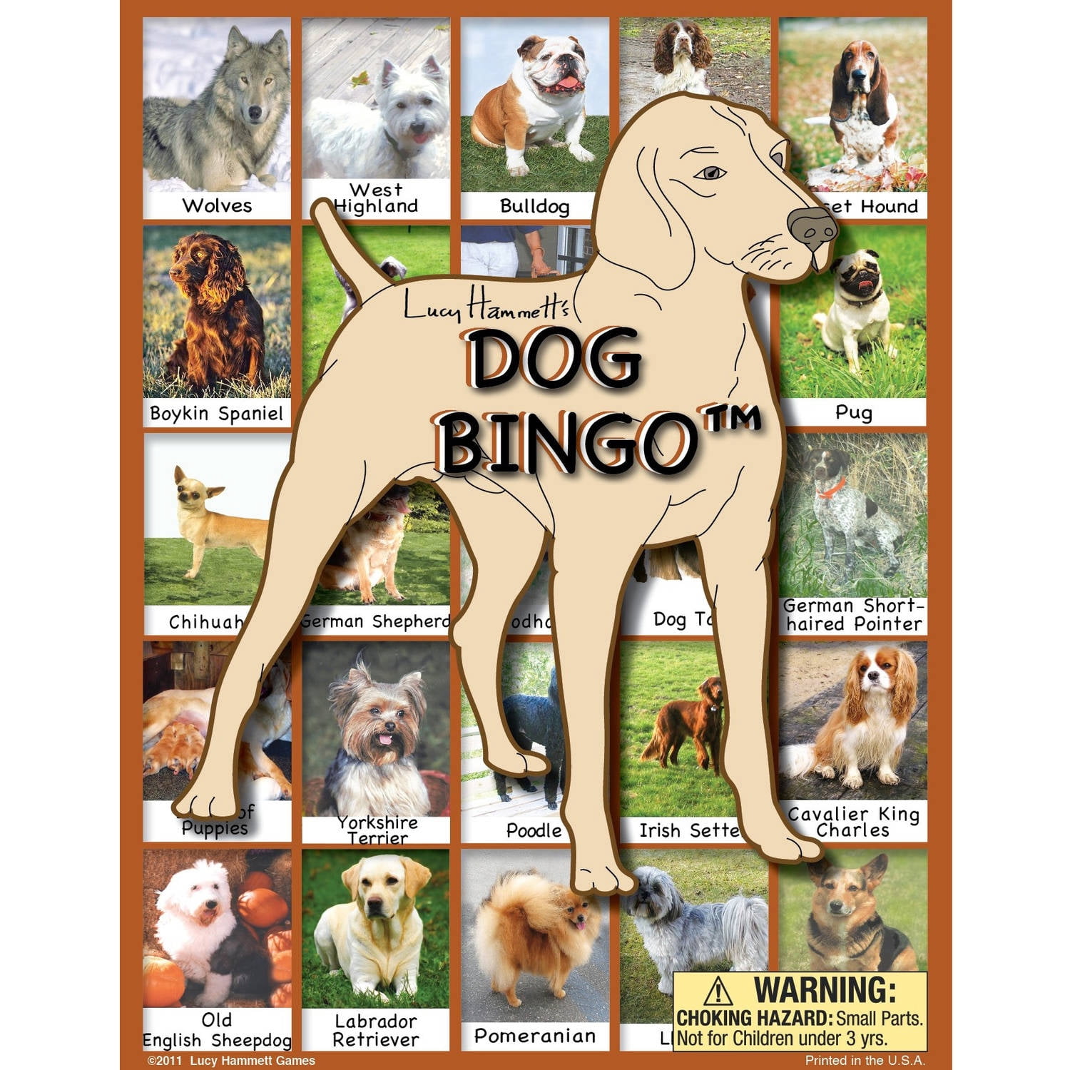 Lucy Hammett Dog Bingo - Walmart.com
