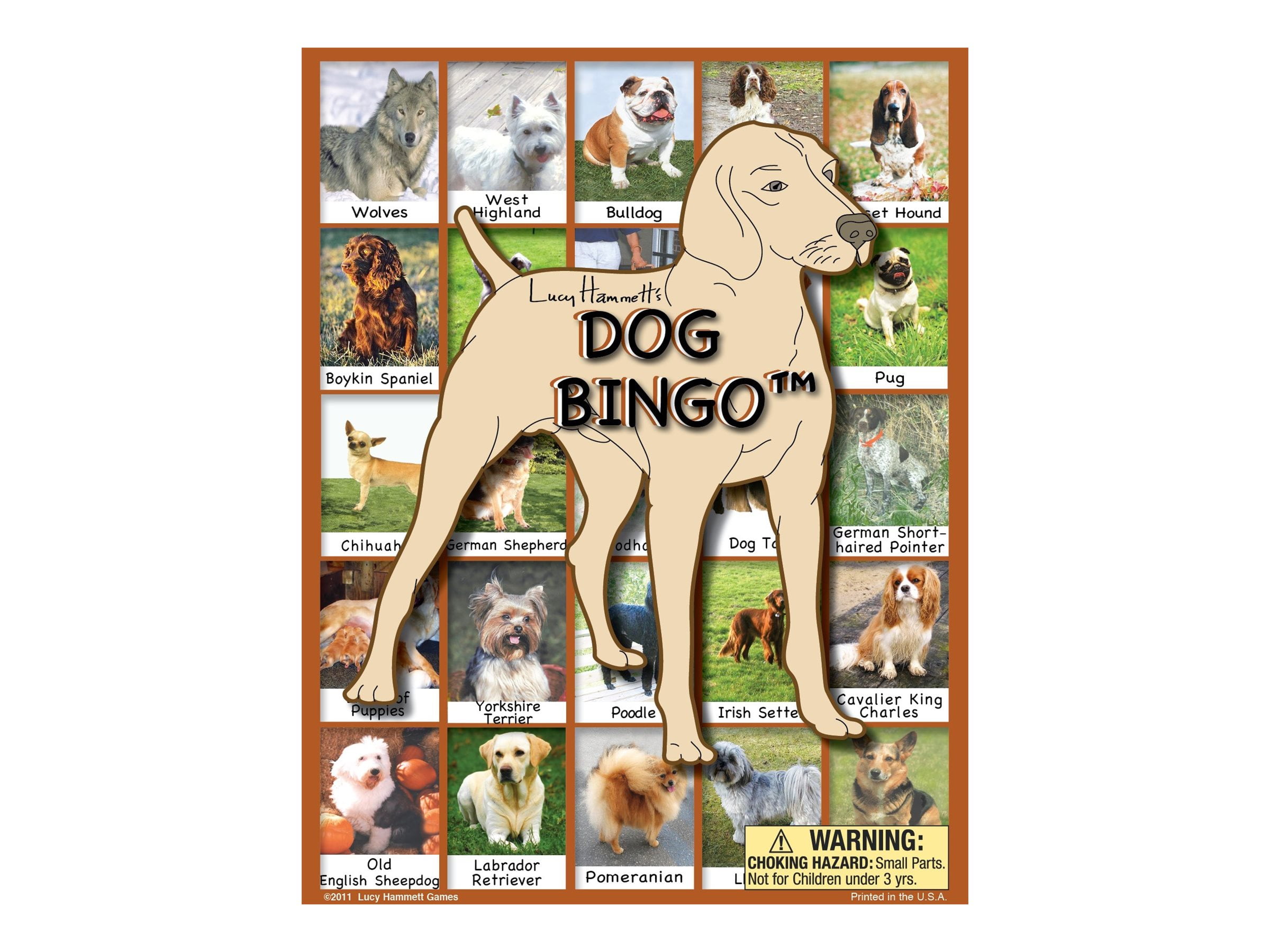 Lucy Hammett Dog Bingo - Walmart.com