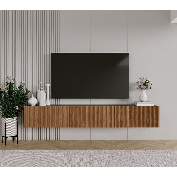 Lucy Mea 70,8'' Wall Mounted Tv Stand Media Console - Walmart.com