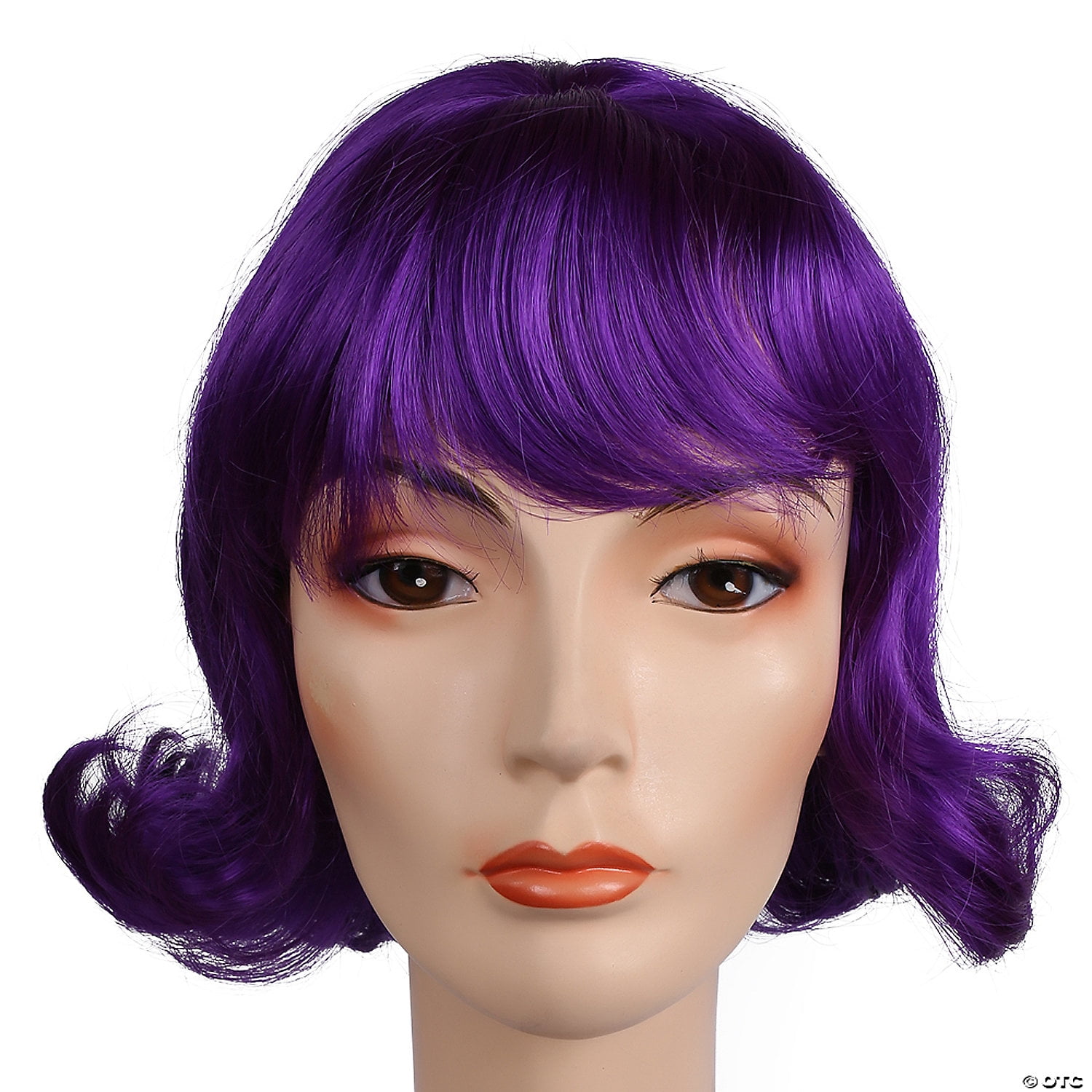 Lacey Wigs LW560DPR Flip Lucy Short 60S Wig, Dark Purple - Walmart.com