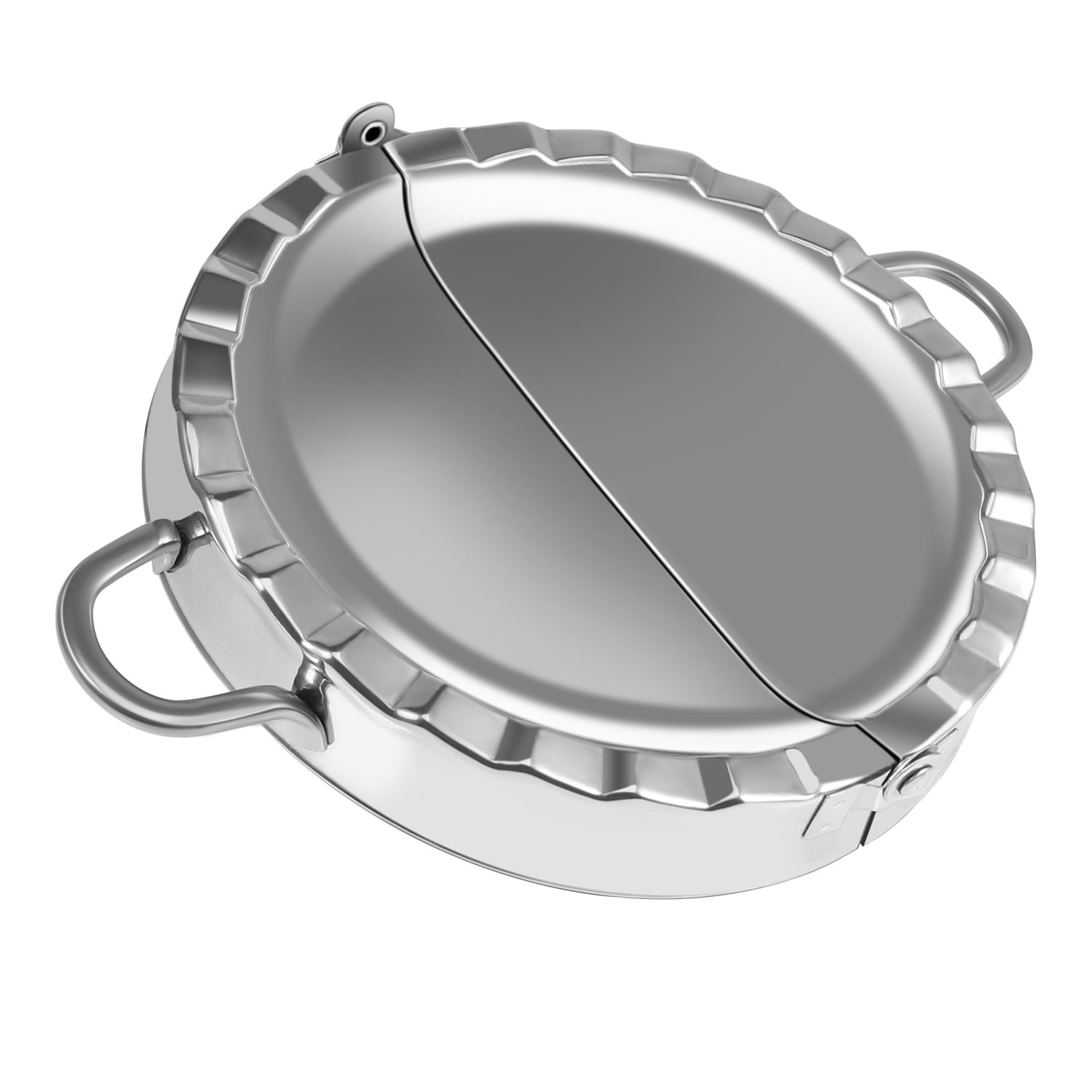LucyPhy 6.4 inch Large Empanada Maker, Stainless Steel Empanada Press ...