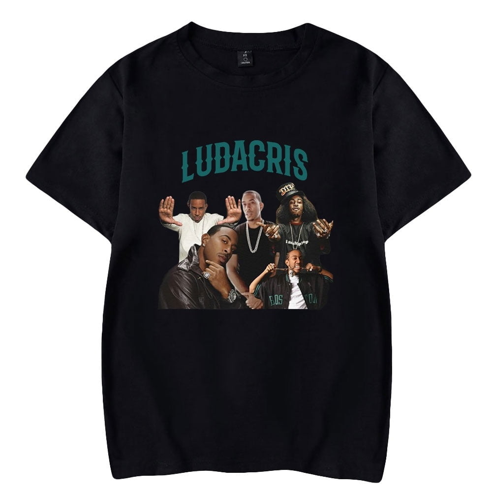 Ludacris Merch T-shirt Fashion Casual Unisex Short Sleeve Cool Rap ...